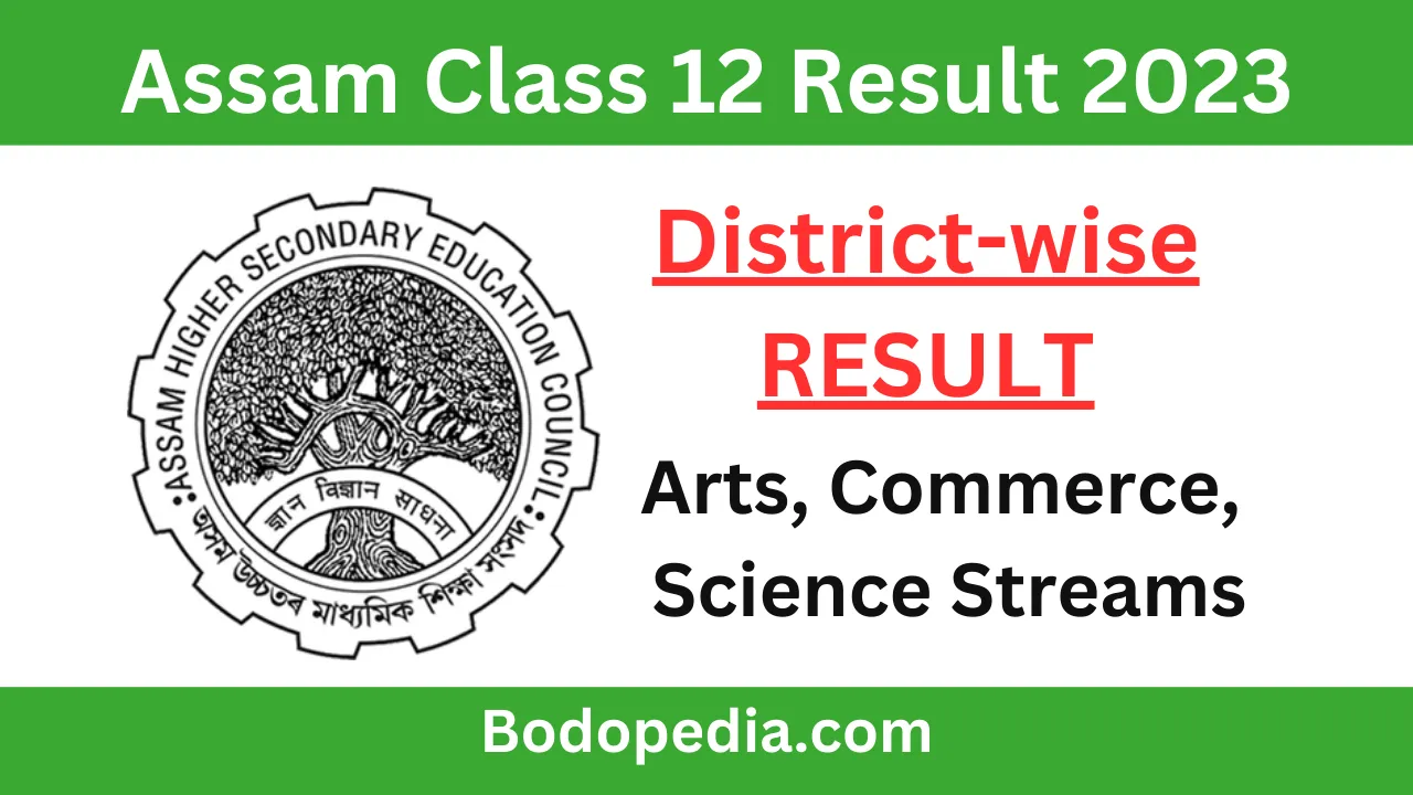 Assam AHSEC HS Result District Wise Result 2023 | Check Stream Wise HS ...